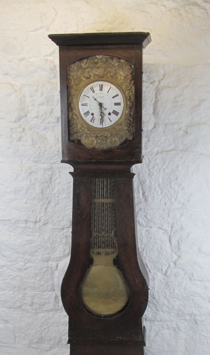 19th century French Comtoise long-case clock (working)
